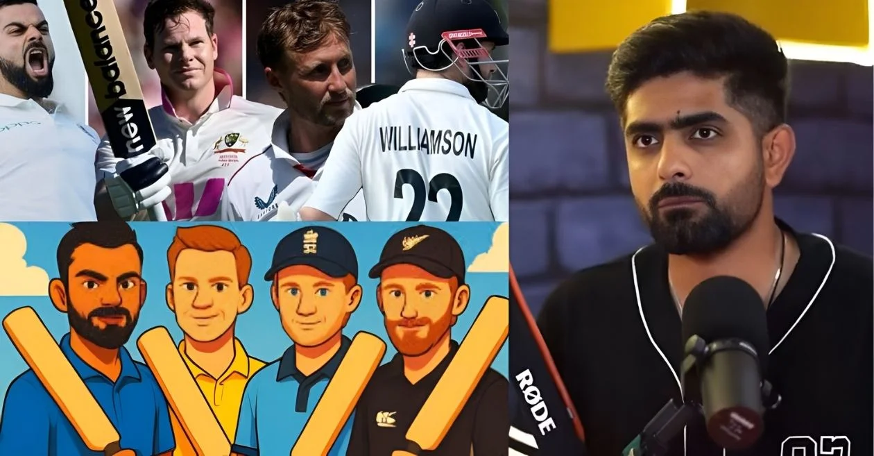 Who leads the Fab 4? Babar Azam ranks Kohli, Smith, Root and Williamson ...