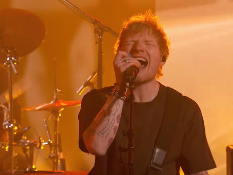 Watch Ed Sheeran, Dave Grohl, John Mayer team up for 'Drive' on 'Kimmel'