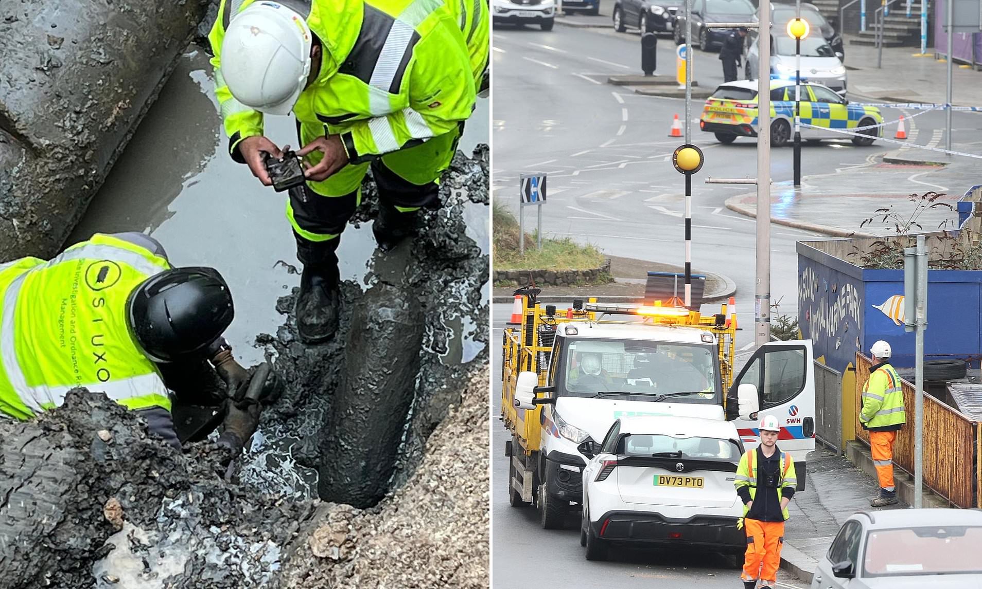 5,000 residents are told to evacuate their homes after two unexploded ...