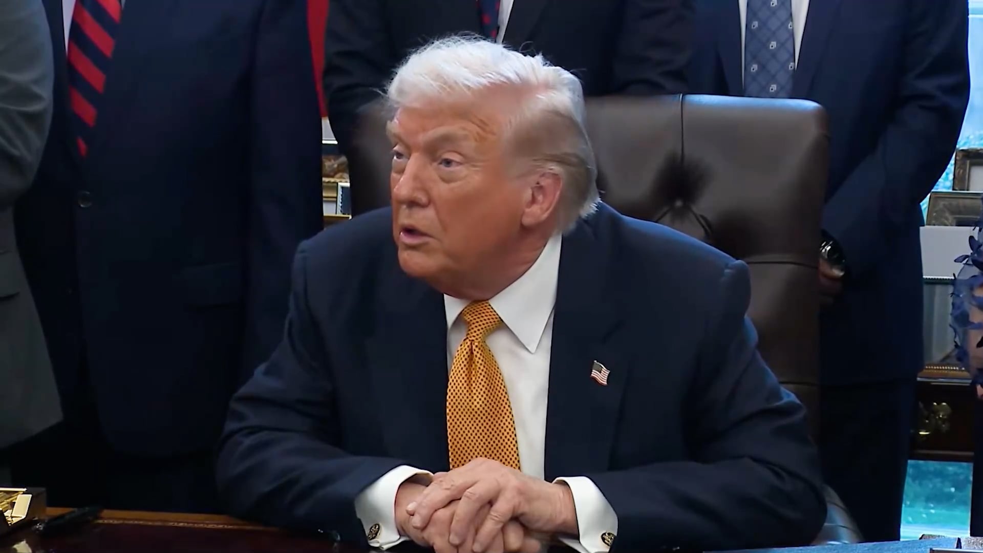 Trump: "We're getting along very well with Venezuela"