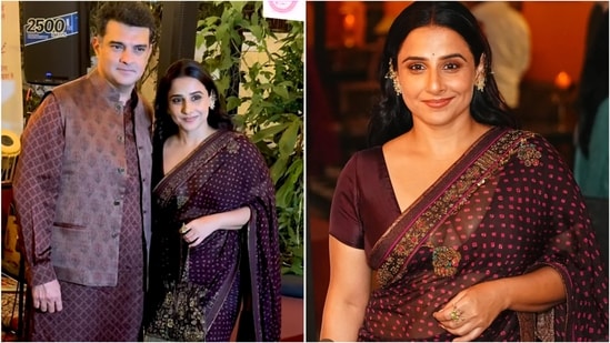 Vidya Balan celebrates Indian craftsmanship in gorgeous bandhej saree ...