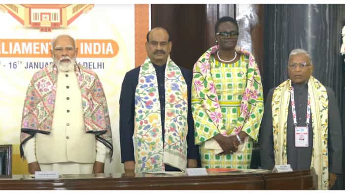 PM Modi welcomes international delegates at 28th Commonwealth Speakers ...