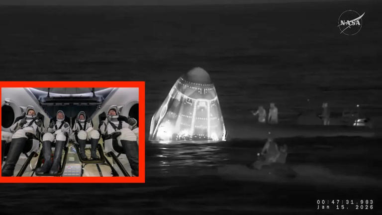 'Good to be home': NASA's first ISS medical evacuation, SpaceX capsule ...