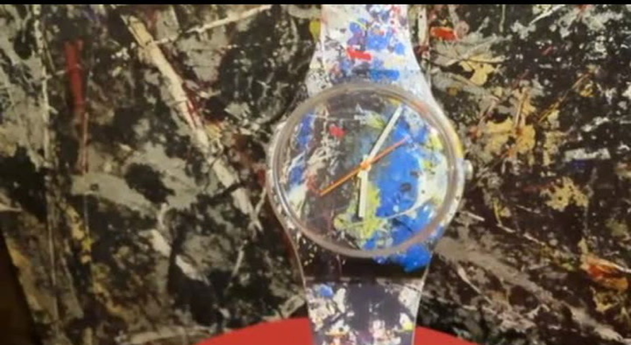 Uno Swatch per Jackson Pollock alla Collezione Peggy Guggenheim