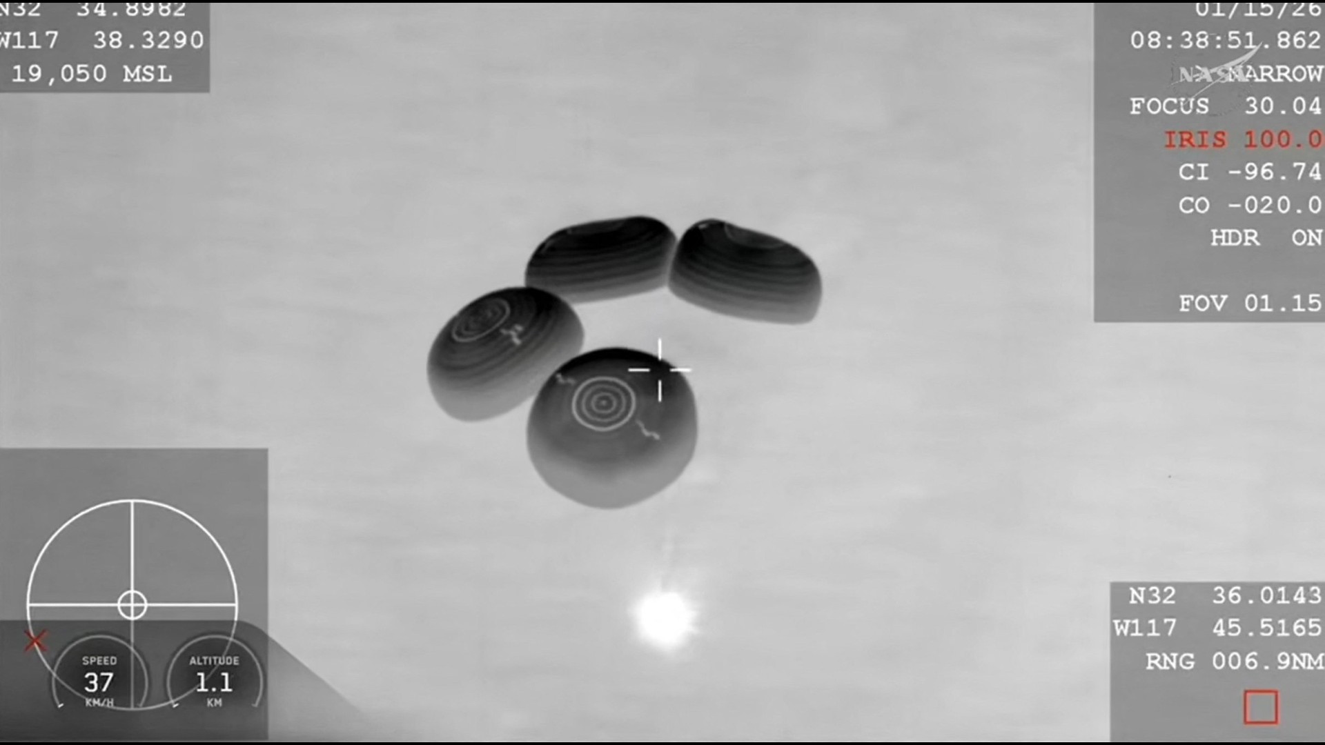 NASA Crew-11 splashes down after return from ISS