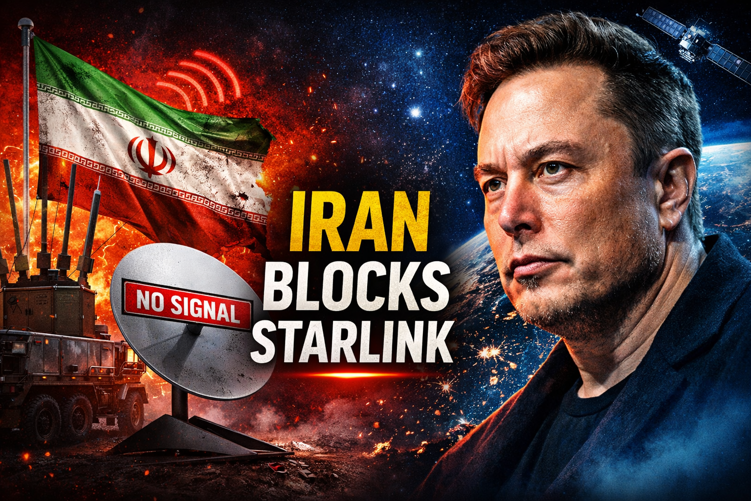 World shocked: Iran pulls ultimate 'kill switch' — Starlink down for ...