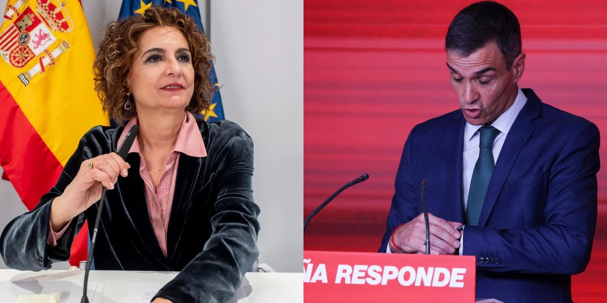 María Jesús Montero se marca un 'Pedro Sánchez' en su rueda de prensa ...