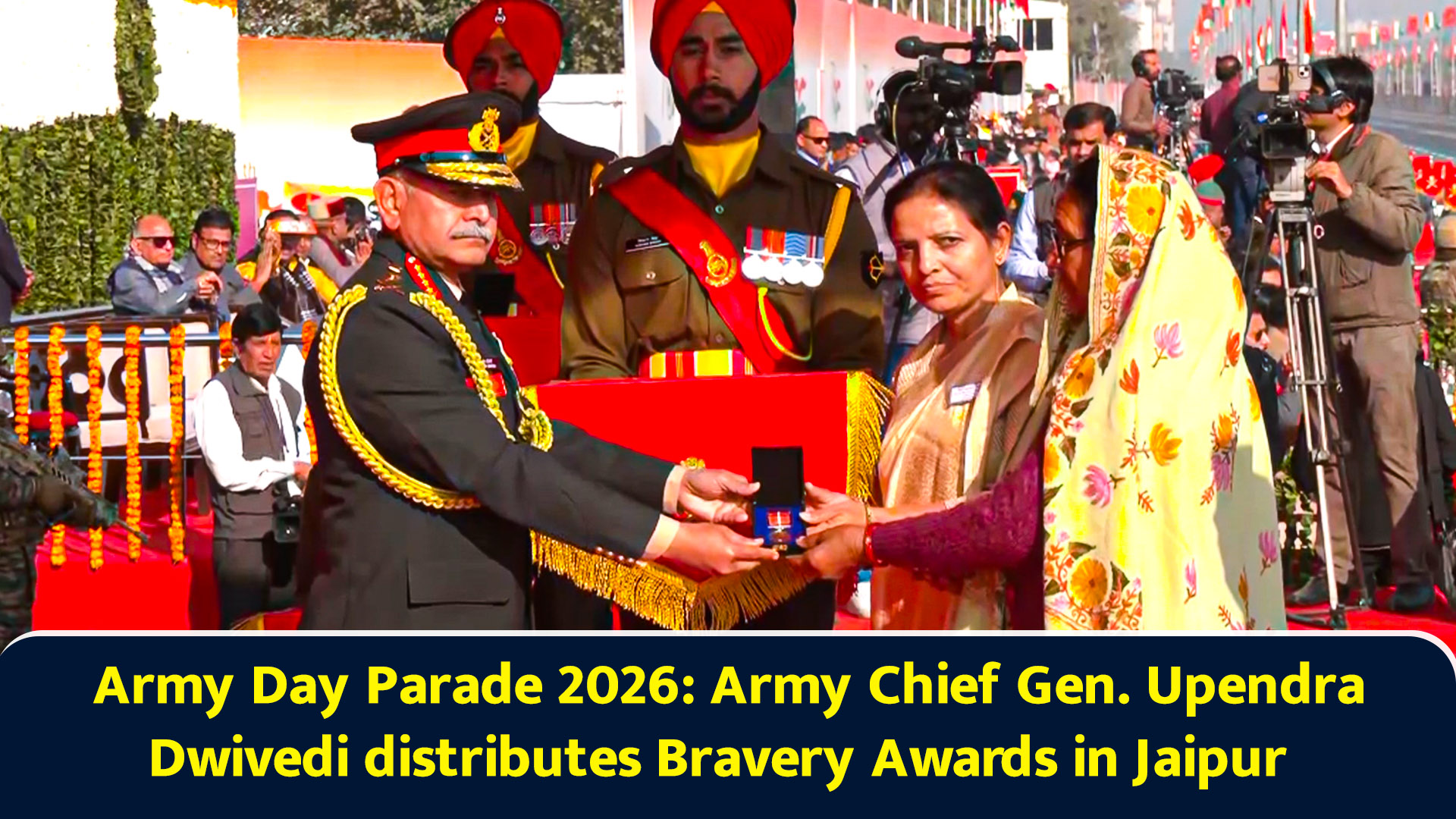 Army Day Parade 2026: Army Chief Gen. Upendra Dwivedi distributes ...
