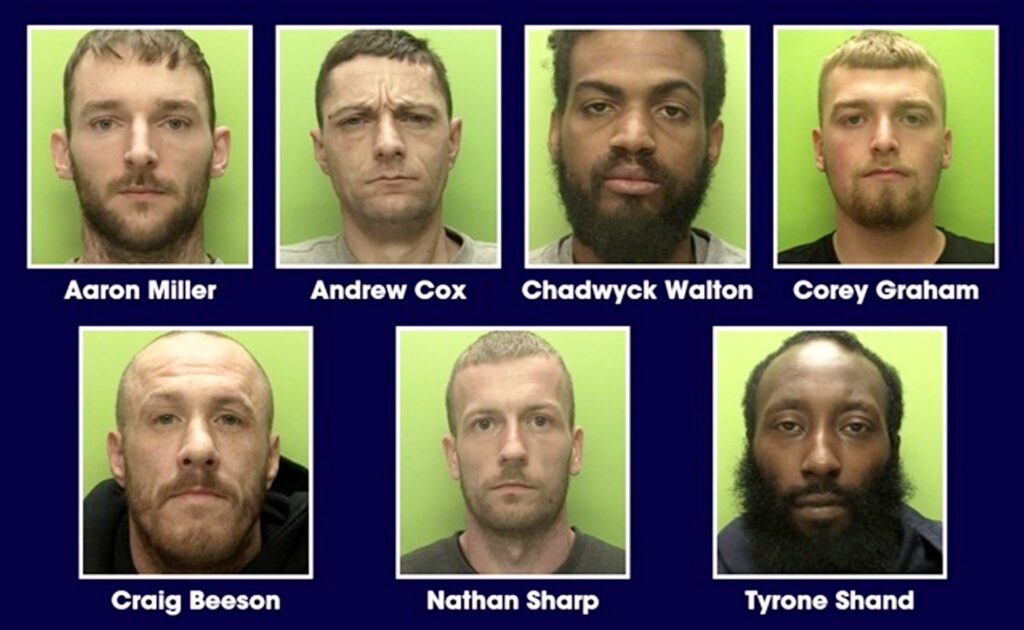 Dramatic moment cops ram taxi carrying 'drug cartel' leaders