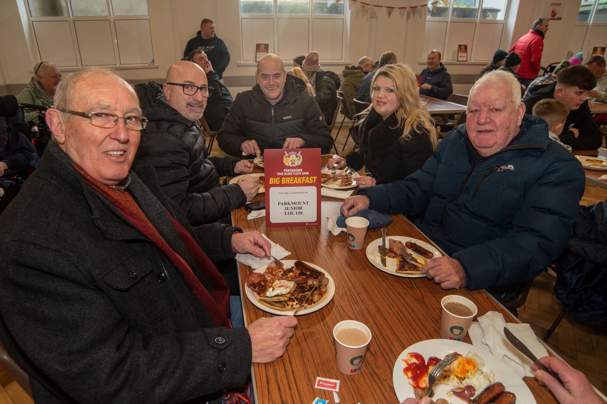 20 tasty pictures from Portadown True Blues Flute Band's big breakfast