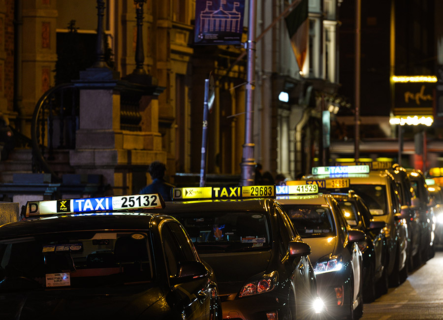 Taxi journey volumes down significantly over Christmas