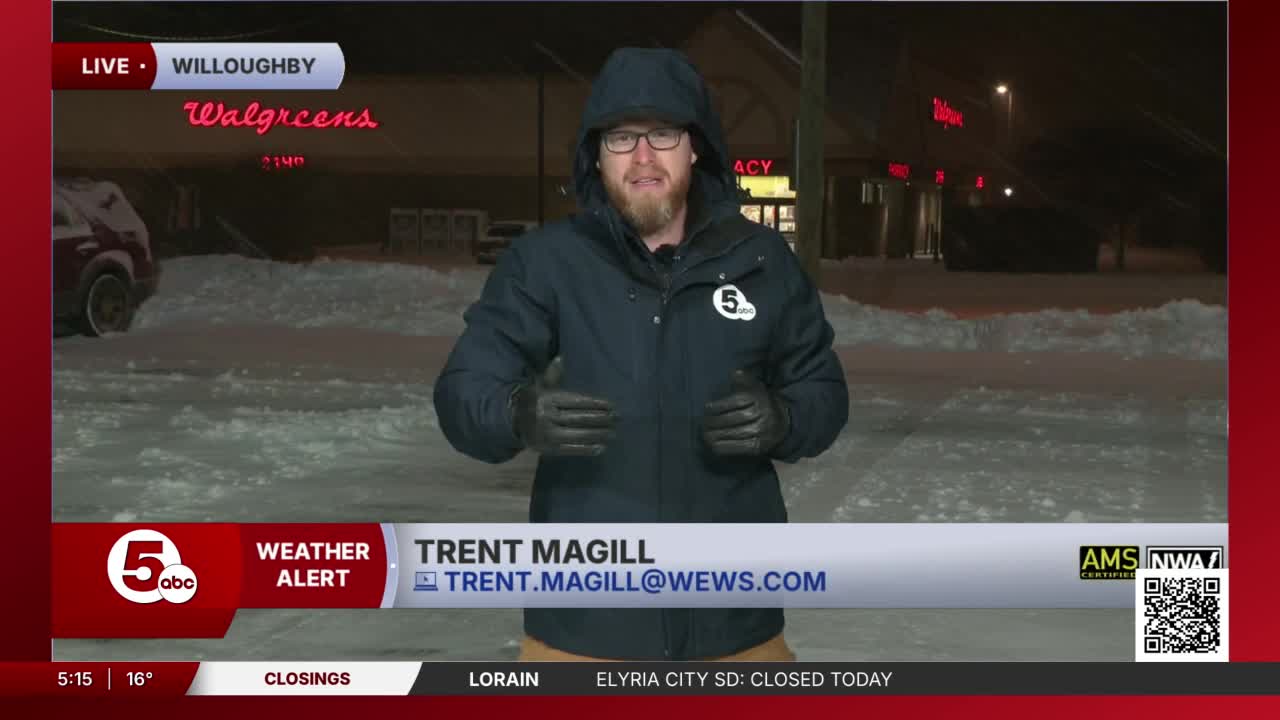 Update on Thursday's weather