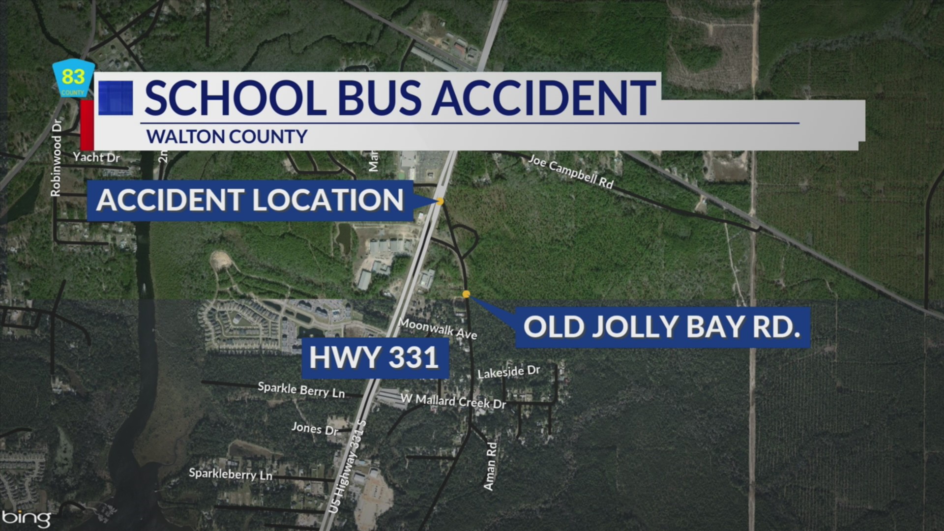 Two bus crashes occur in Walton County