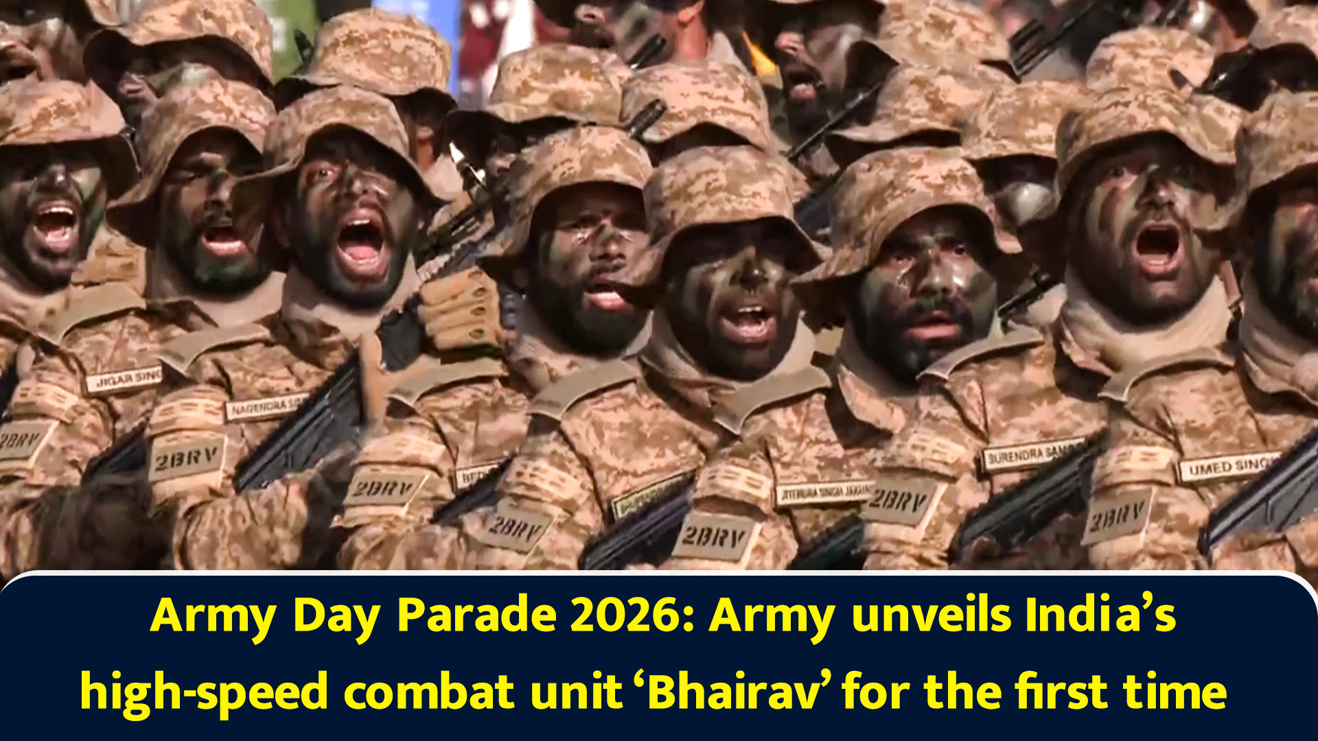 Army Day Parade 2026: Army unveils India’s high-speed combat unit ...