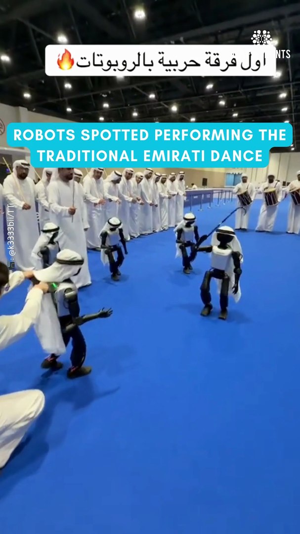 Robots spotted performing the traditional Emirati dance