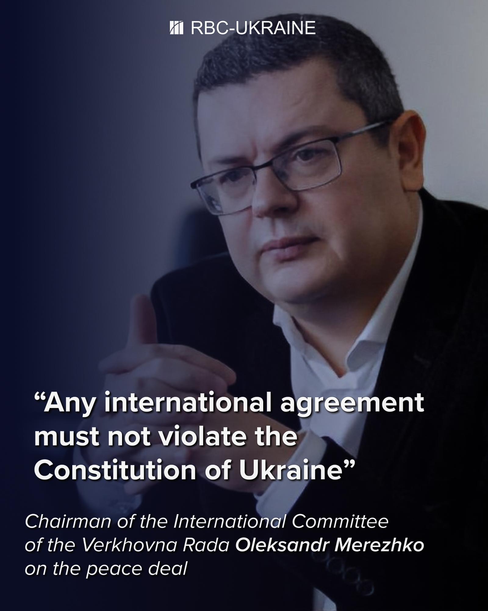 'We must drop illusion of making deal with Putin.' Interview with ...