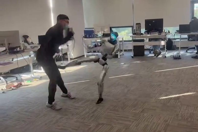 Humanoid robot accidentally kung-fu-kicks engineer in the nuts during ...