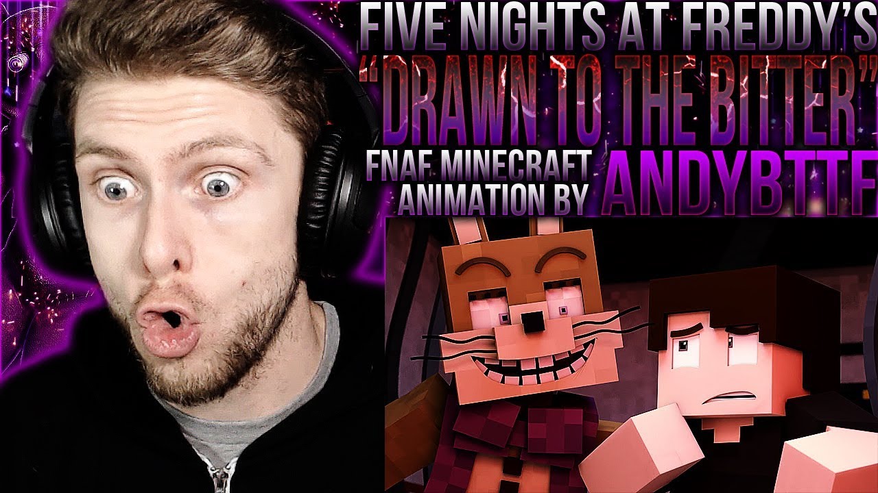 Vapor reacts #942 | New FNAF song Minecraft animation Drawn to the ...