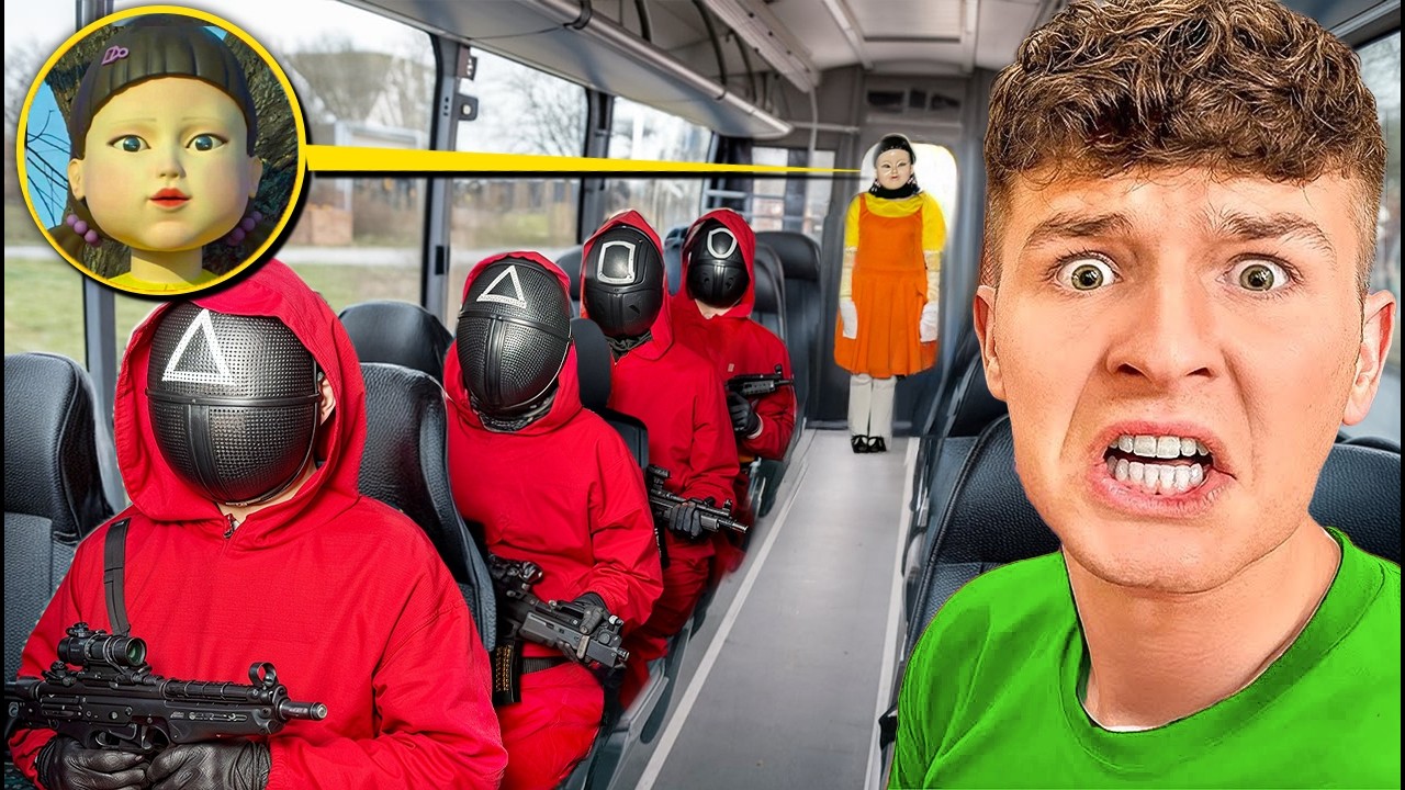 What to do if you see the Squid Game school bus