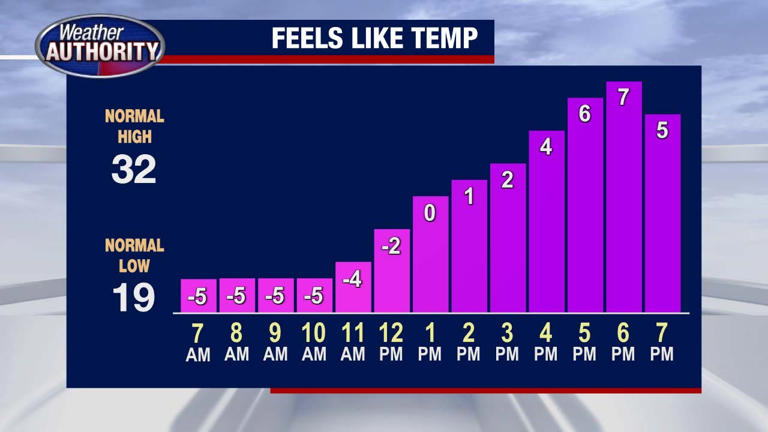 Metro Detroit weather: Bitter cold with some snowflakes flying Thursday