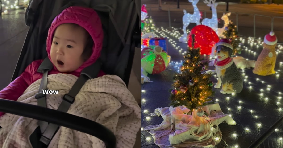 Dad's simple hack has baby impressed with everything in funny video