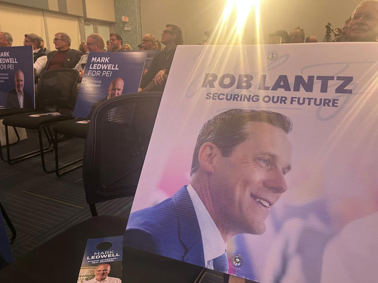 Rob Lantz, Mark Ledwell face off in first of three PEI PC leadership forums