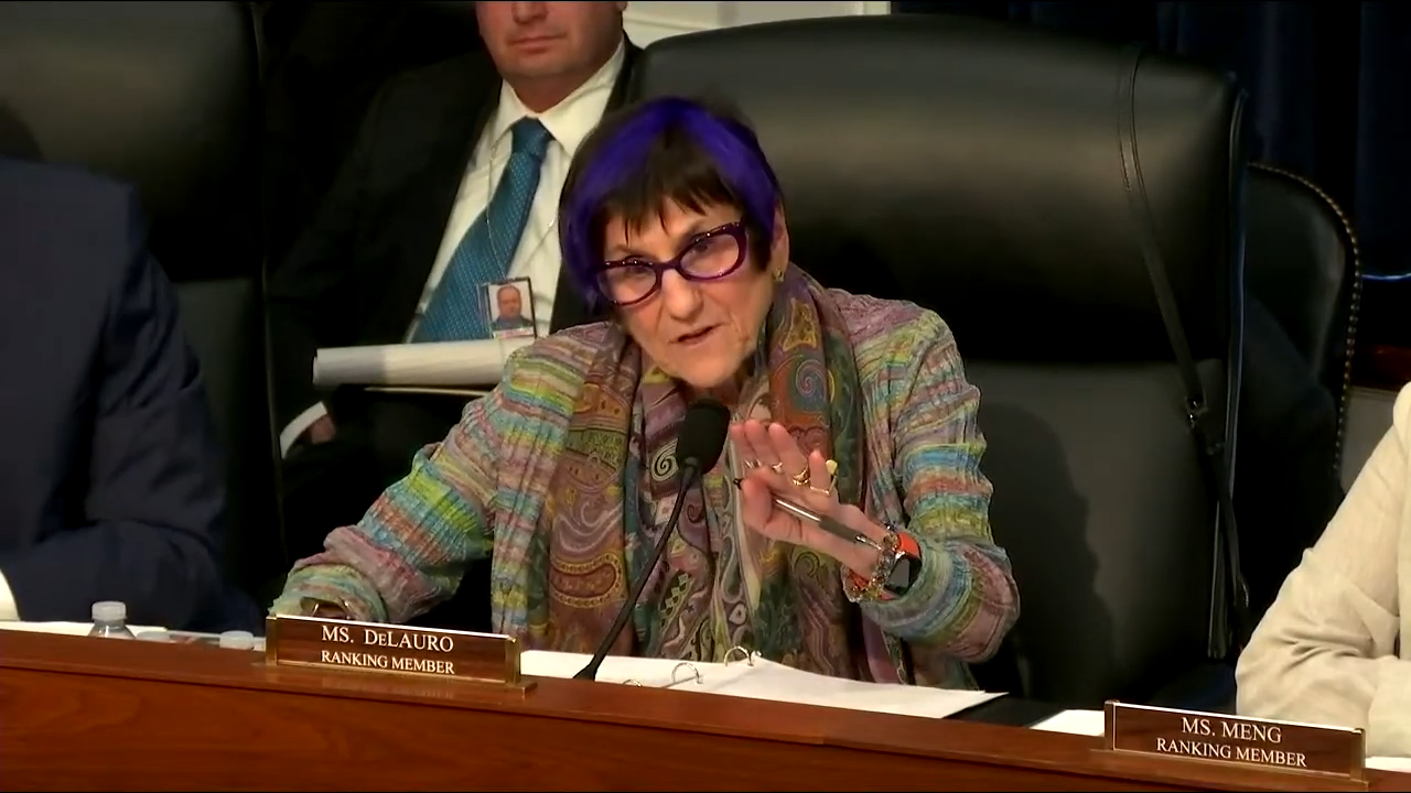 'I don't have to listen to this': Rosa DeLauro shuts down Pam Bondi's ...