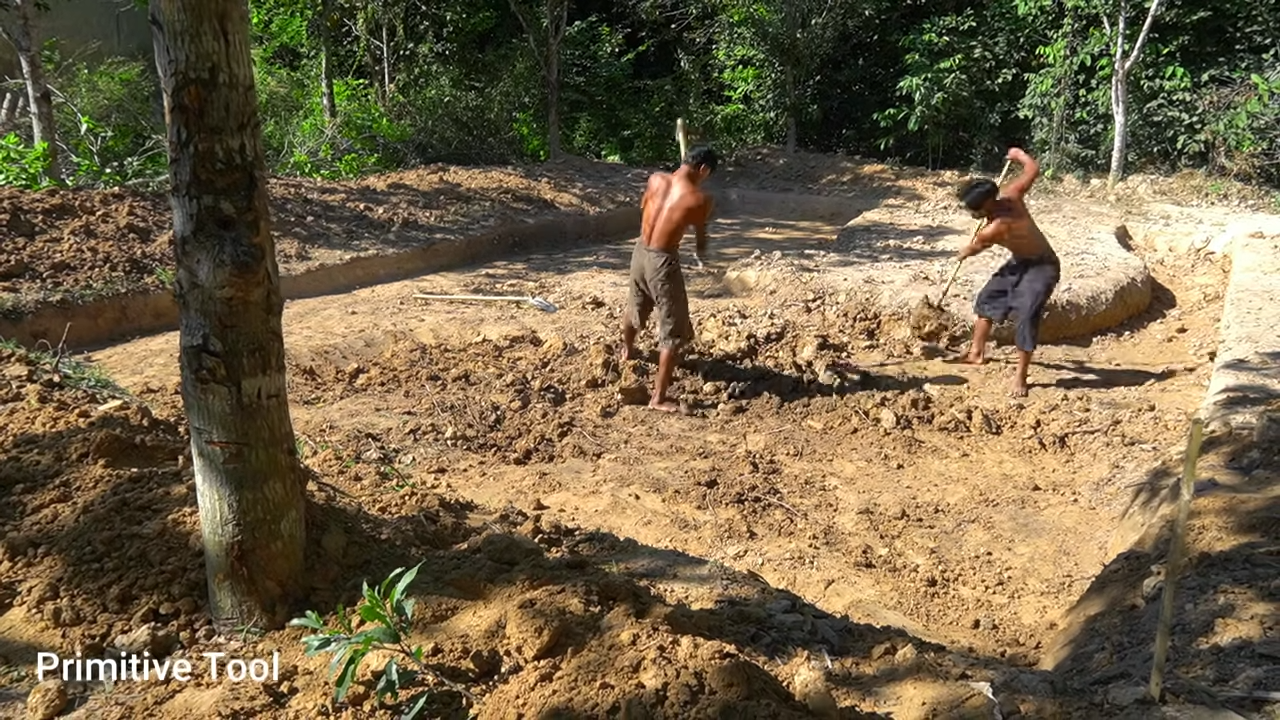 We committed to months of hand digging, then the slide changed everything