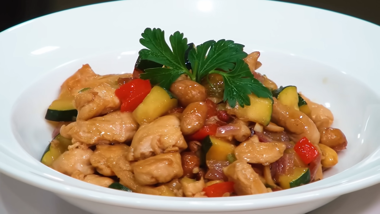 A French twist on kung pao chicken that totally works