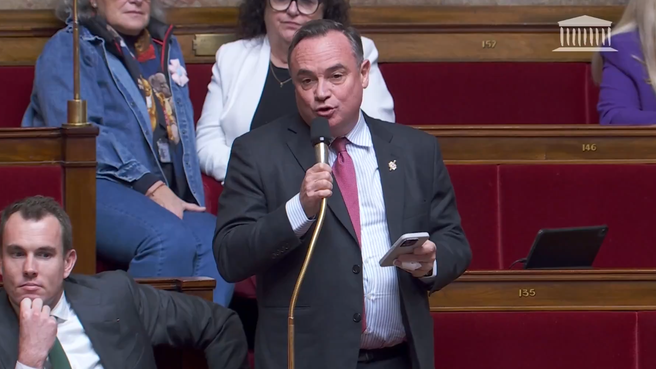 Le député RN Frédéric-Pierre Vos fait un lien entre la taxation des ...