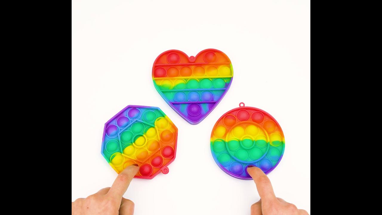 Relaxing rainbow Pop It