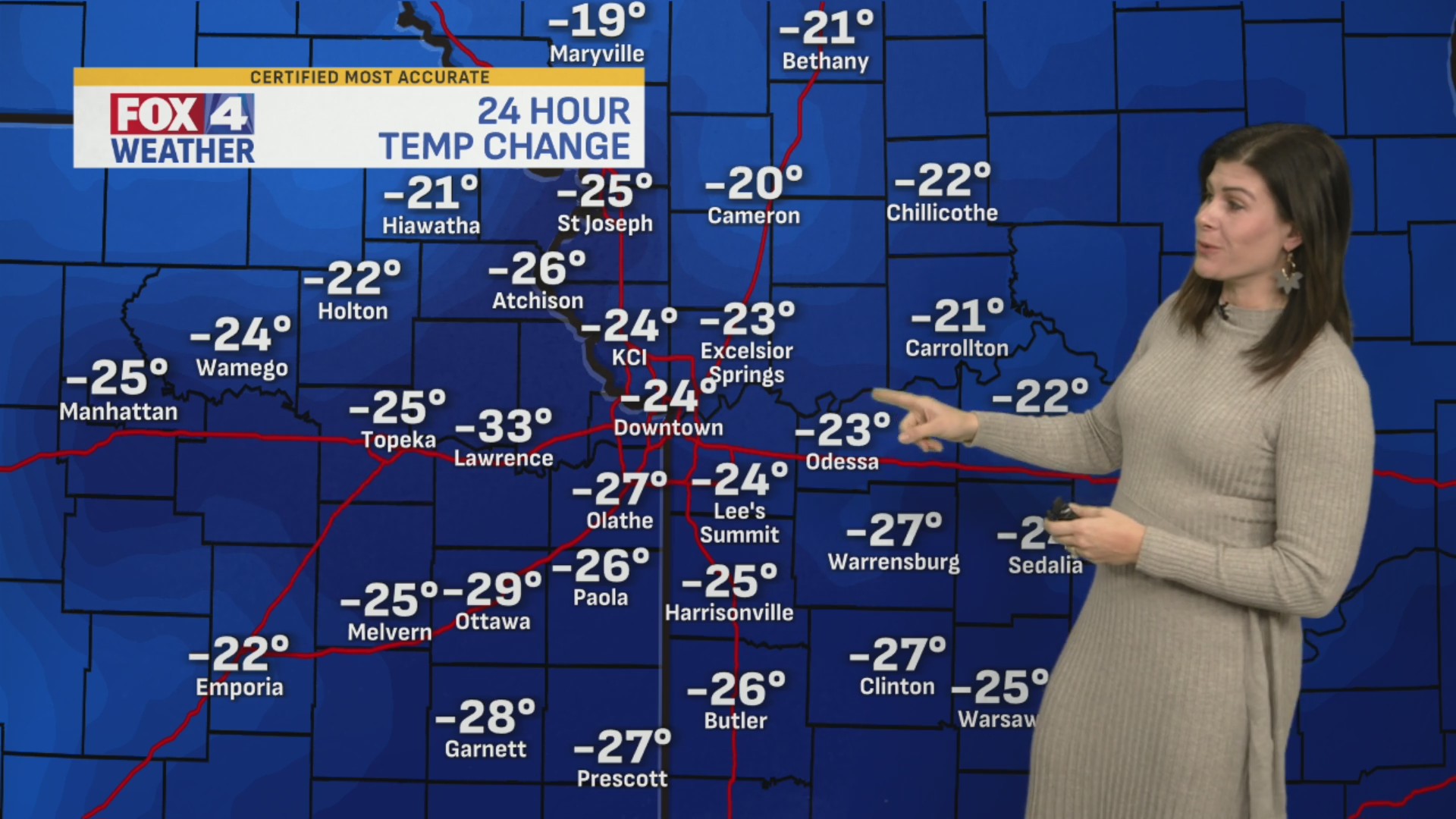 FOX4 forecast: Seasonably chilly