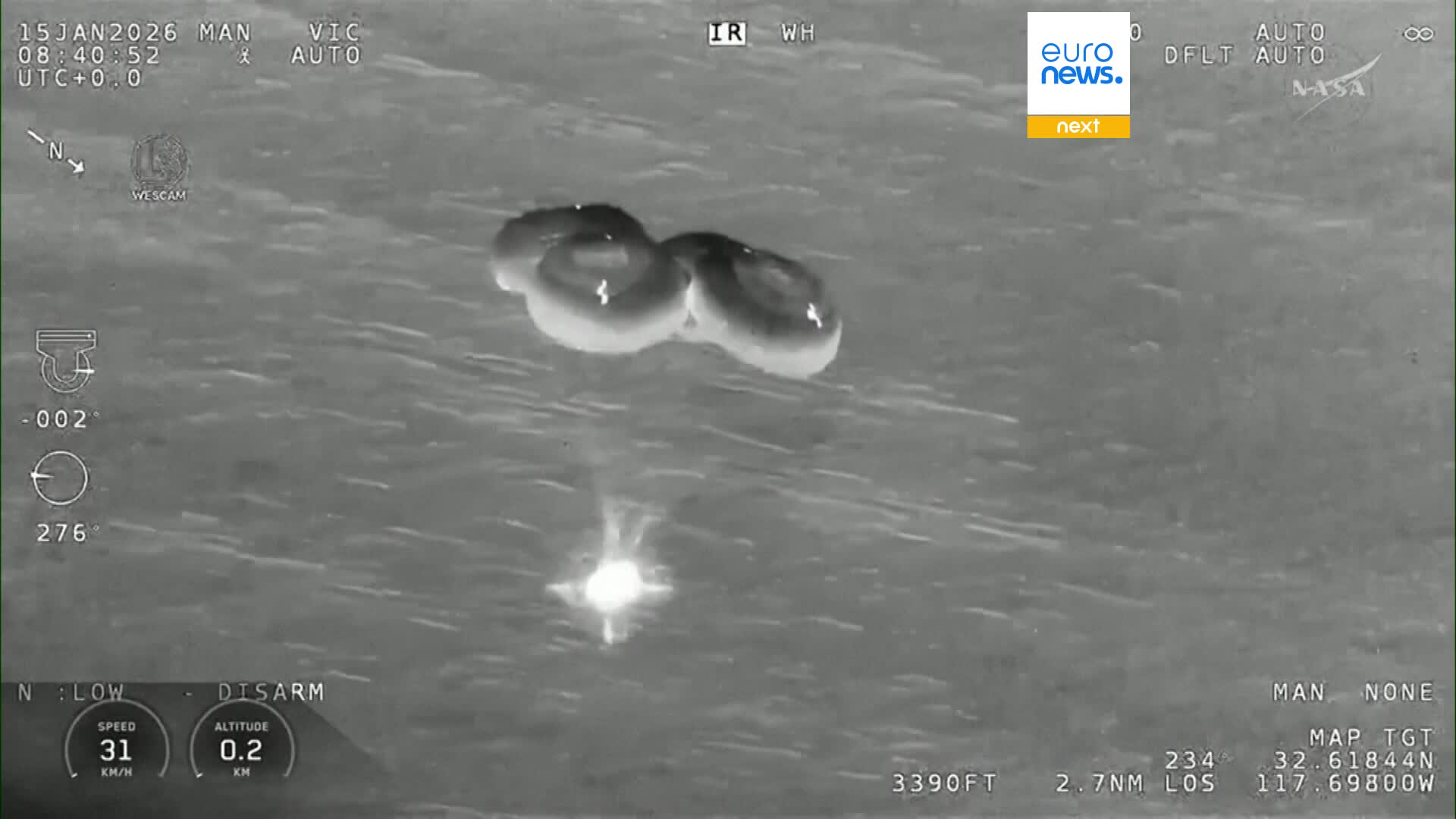 Astronauts return to Earth after first-ever medical evacuation from ...