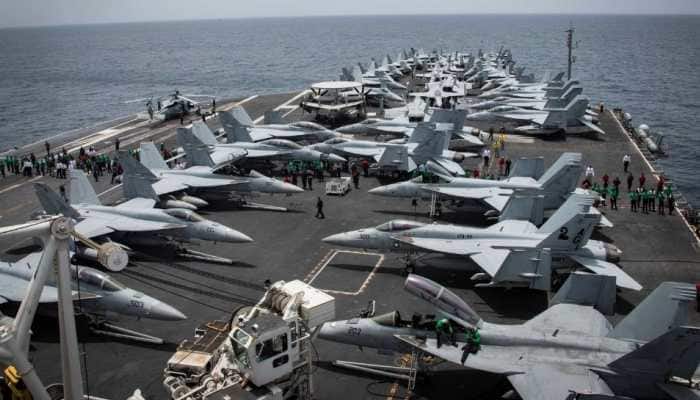 US nuclear-powered warship heads towards Iran: All about USS Abraham ...