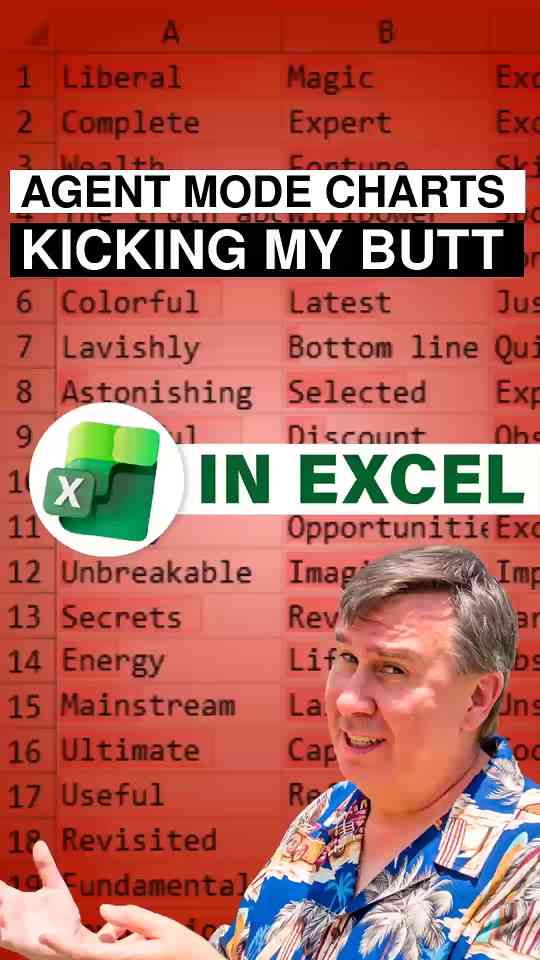 Exploring agent mode: AI-powered chart creation in Excel