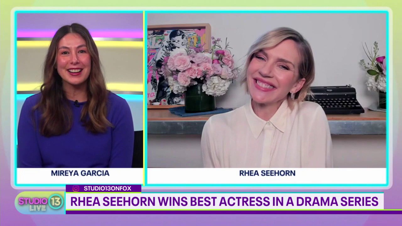 Rhea Seehorn talks winning a Golden Globe for 'Pluribus'