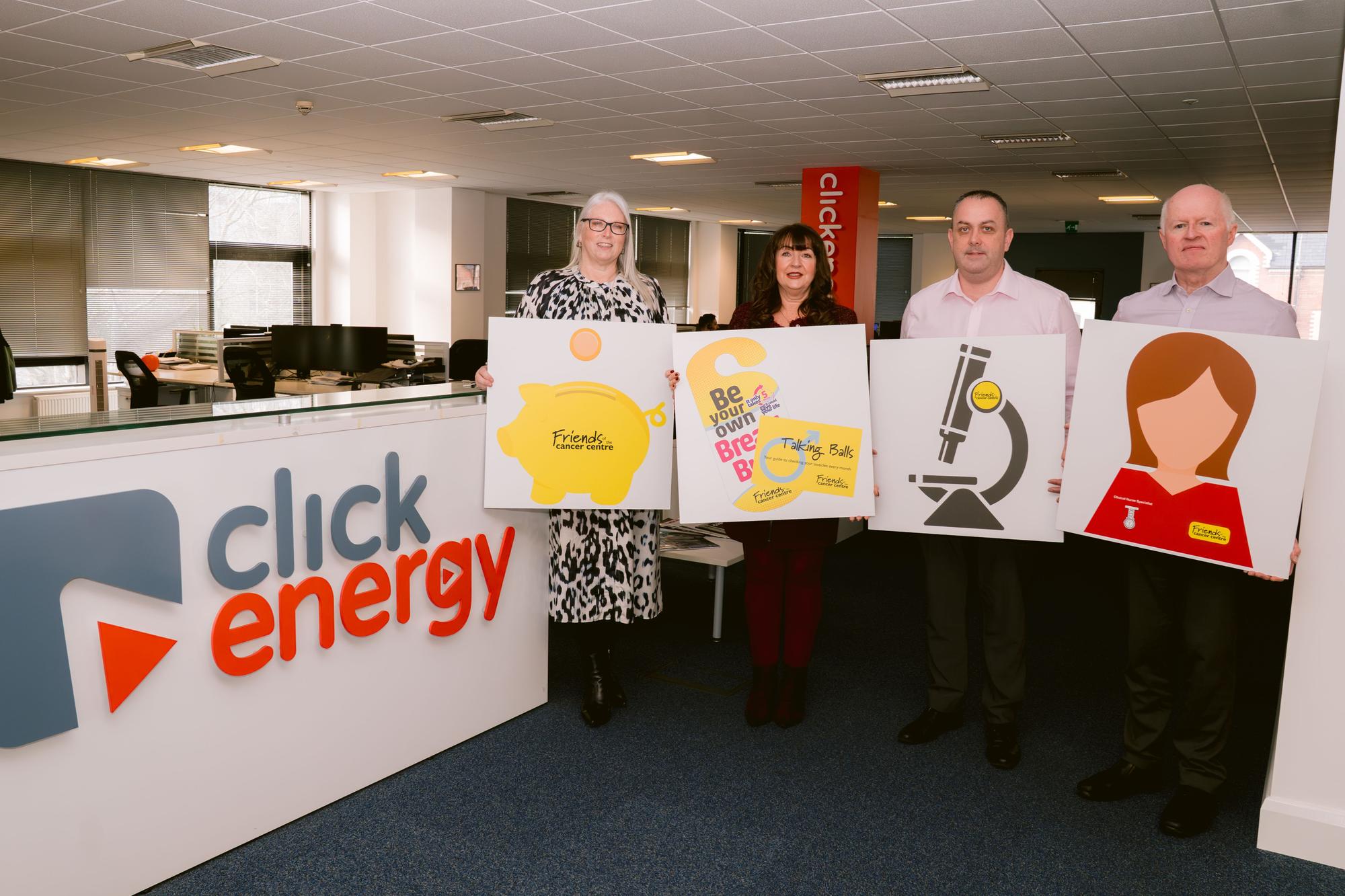 Derry-based Click Energy supporting Friends of the Cancer Centre