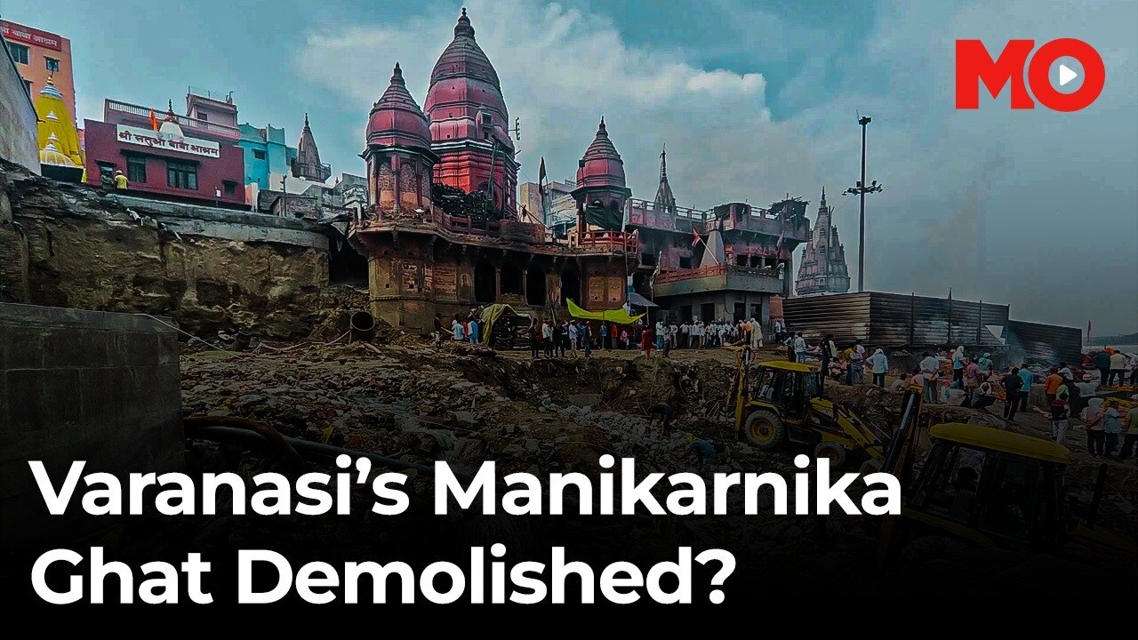 Manikarnika Ghat demolition sparks protests in Varanasi | What's ...