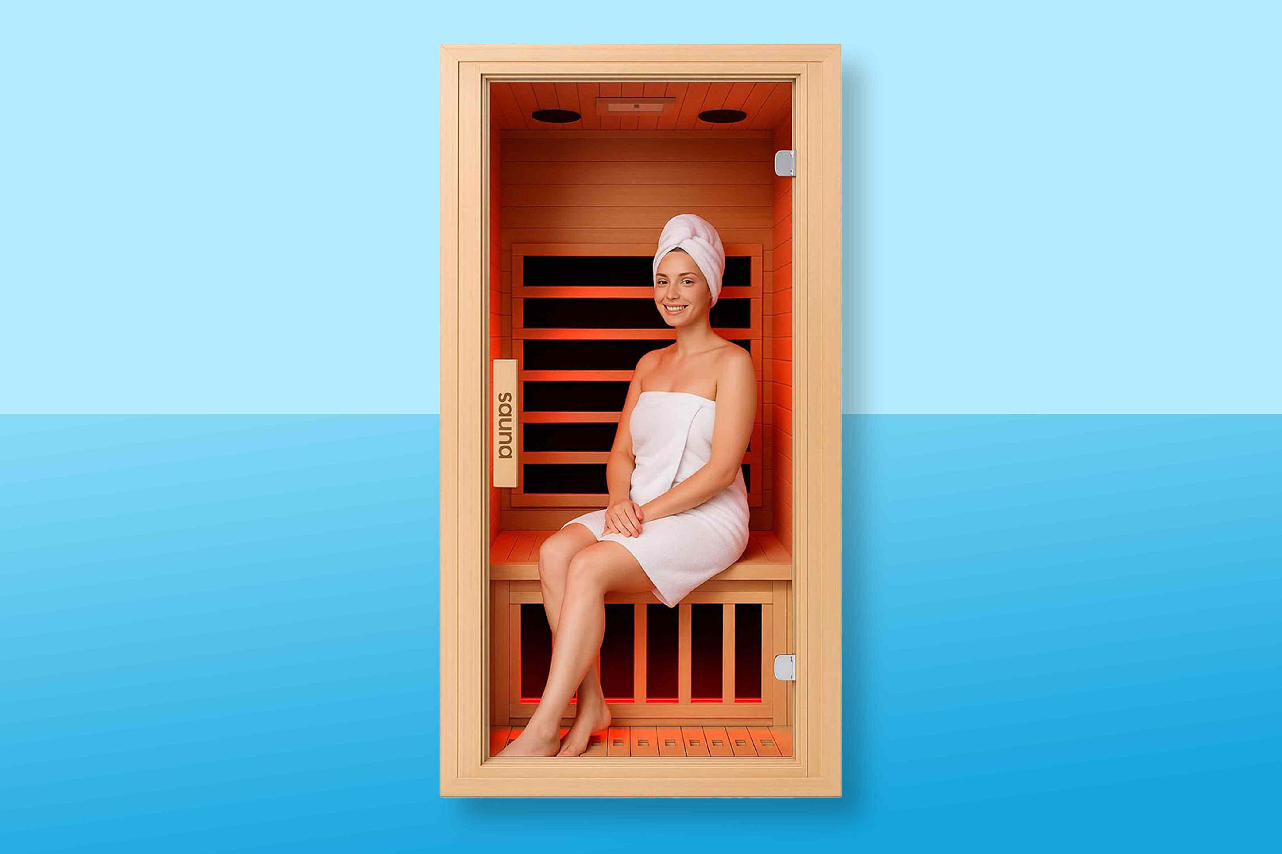 Yes, you can buy a 'soothing' infrared sauna with built-in Bluetooth ...
