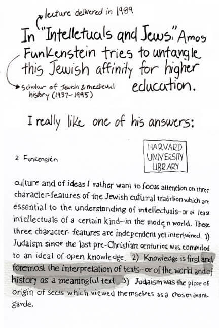 A Yale student returns to class, with a Jewish question (and answer ...