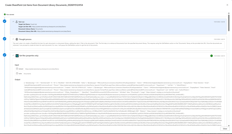 Run a generative action in Power Automate