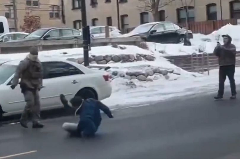 CNN host shares horror footage of ICE agents pushing a man in front of ...