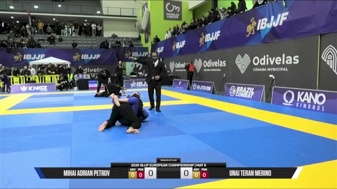 Mihai Adrian Petrov vs Unai Teran Merino 2026 European Jiu-Jitsu IBJJF ...