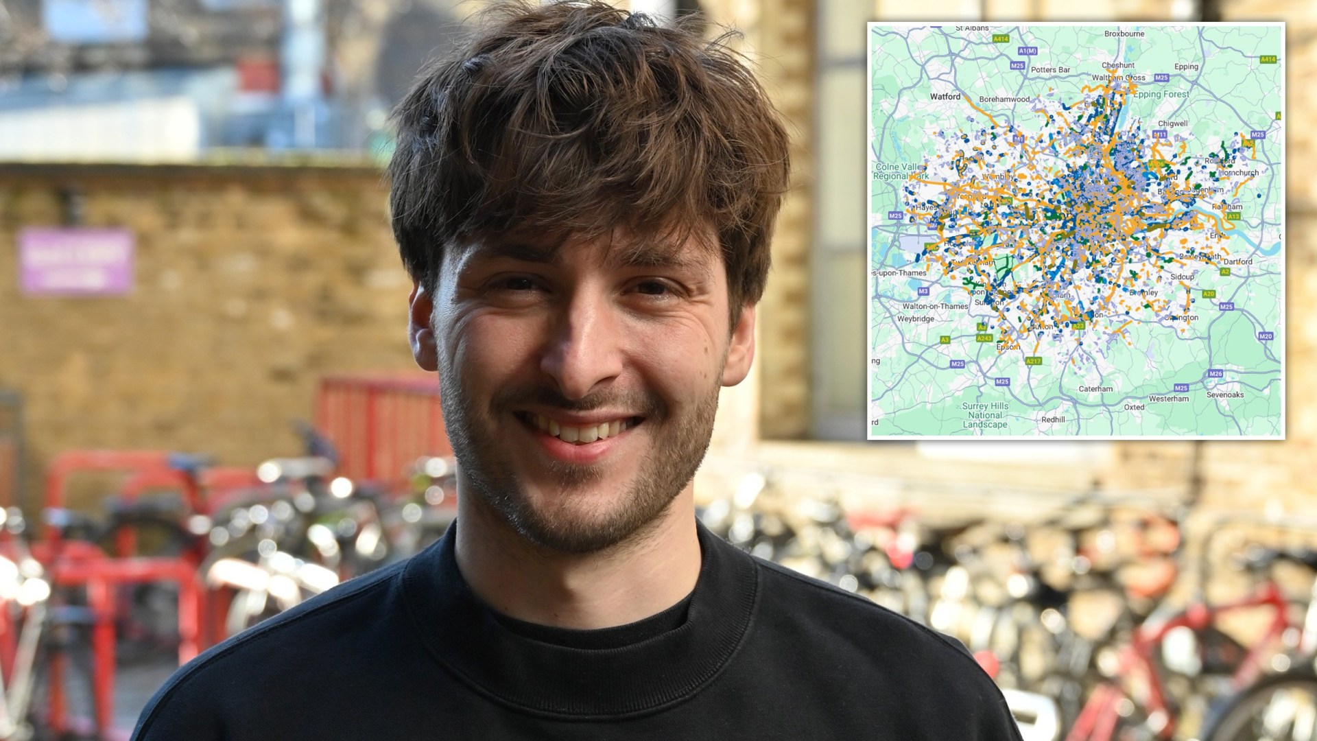 Cyclist's London safety map changes the cycling game