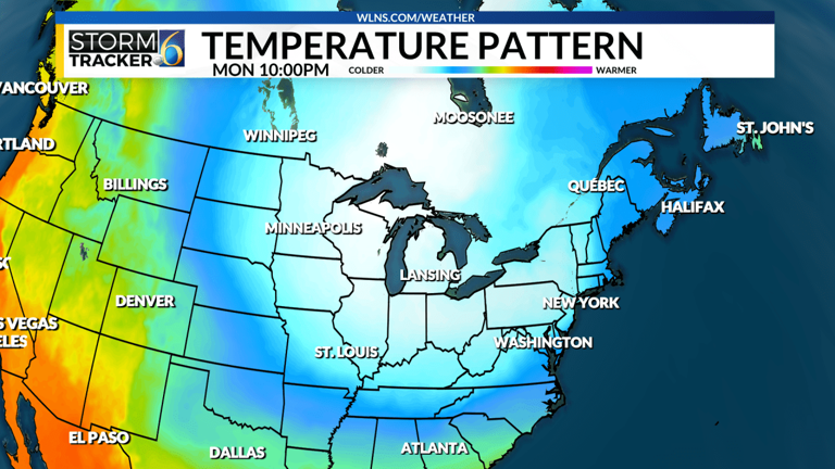 Cold and snowy weather dominate the forecast