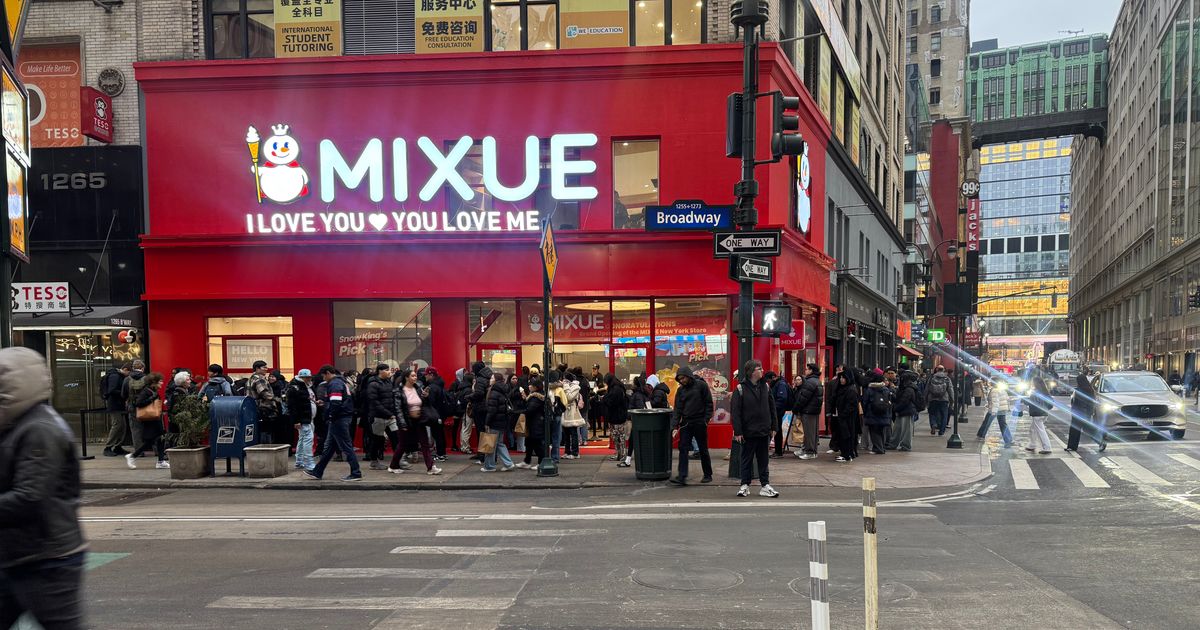 Mixue, the world’s largest restaurant chain, opens in NYC