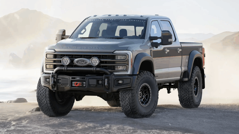 The AEV FXL is an extra large off-road Ford F-Series Super Duty
