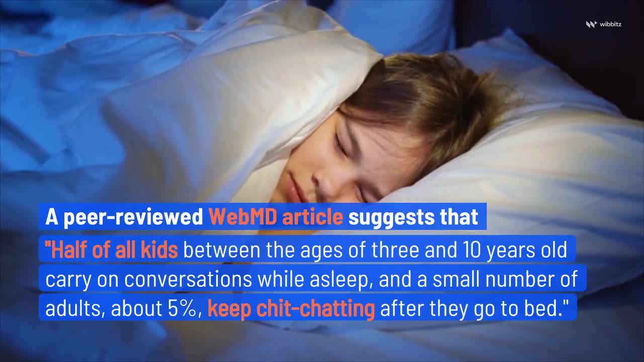Here’s why some people talk in their sleep