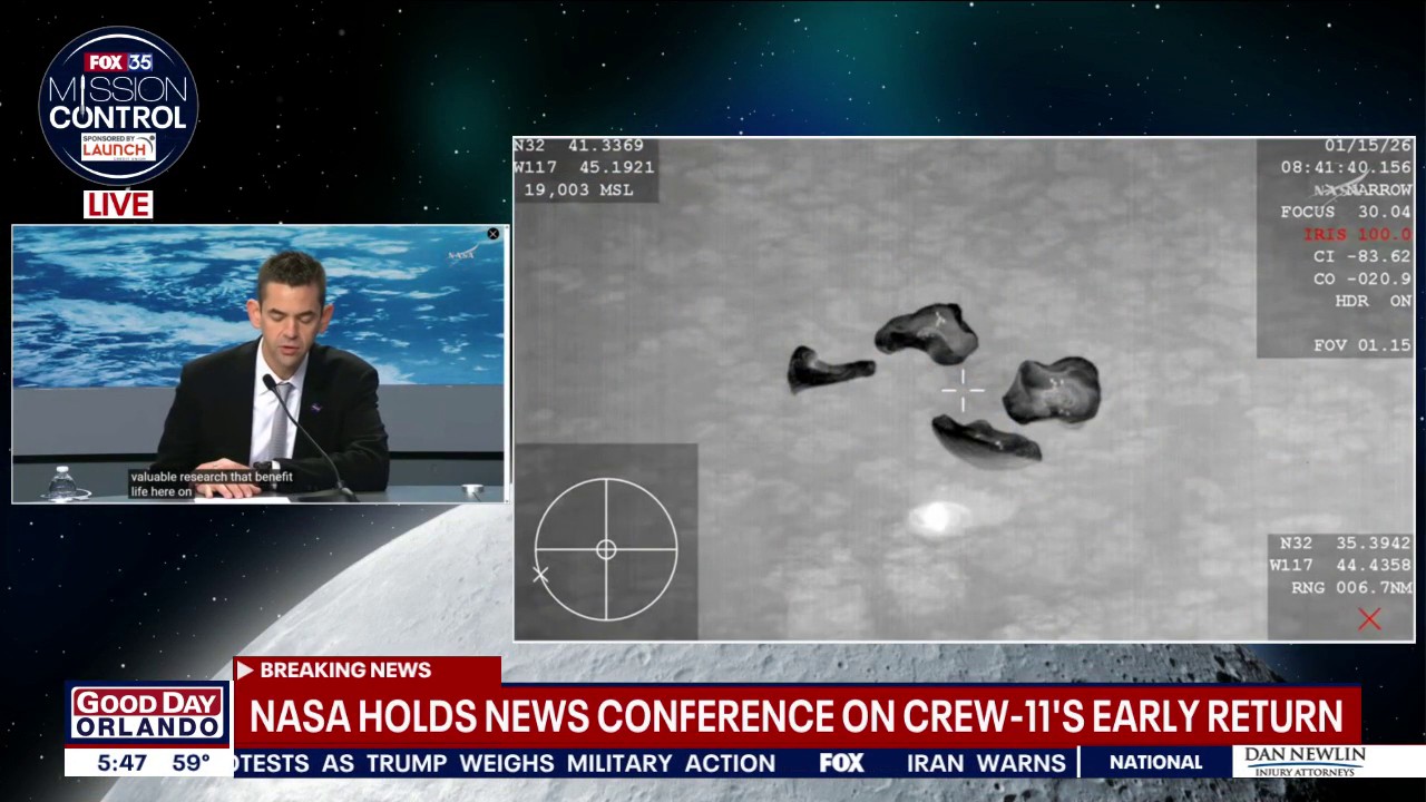 NASA Crew-11 post-splashdown news conference
