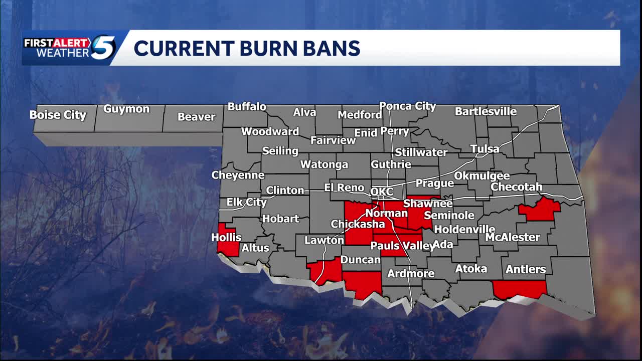 Fire danger remains high after flames break out across OKC metro